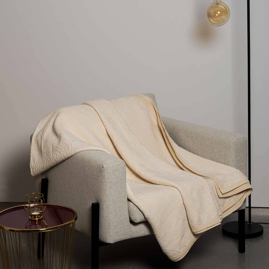 Medallion Jacquard Bedspread create a elegant look on any bed