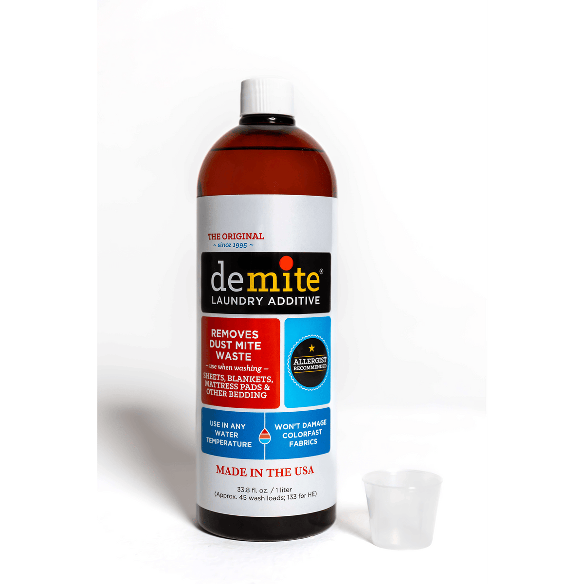 DeMite Laundry Additive Eliminates Dust Mite Allergens